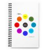 8 Core Emotions spiral notebook/journal | 8 basic emotions wheel ...