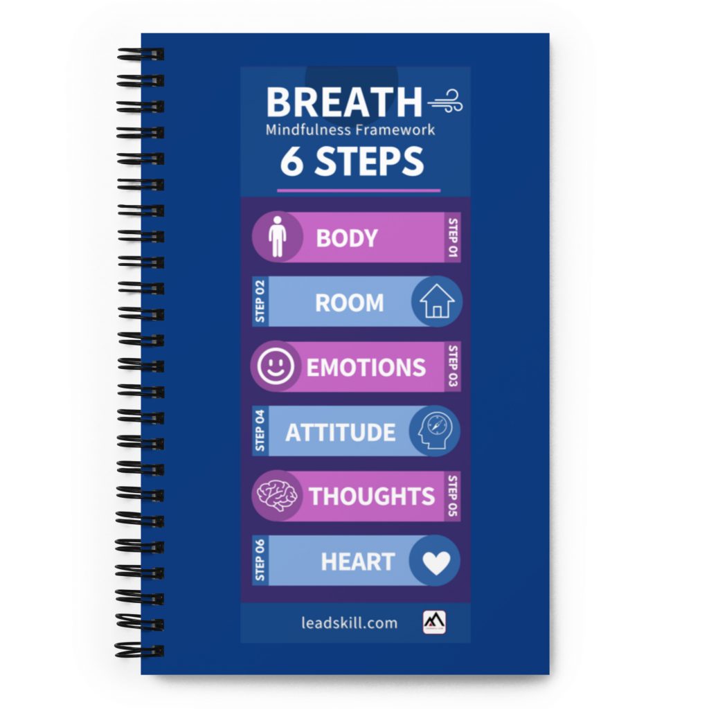 Mindfulness Journal Purple | BREATH Framework - Leadskill