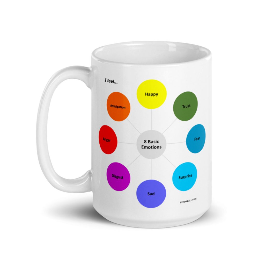 8 BASIC Emotions | STURDY 15 oz | White Mug - Leadskill