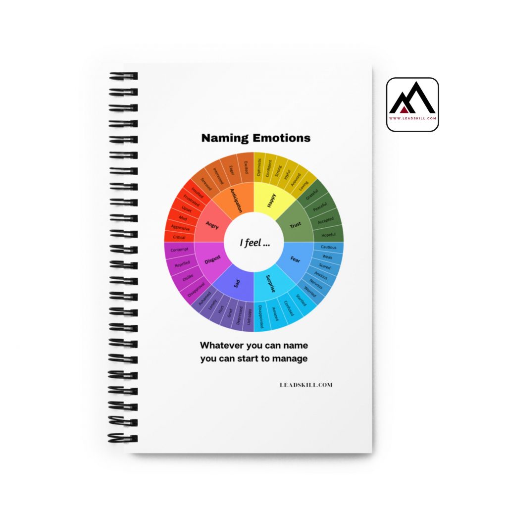 Naming Emotions spiral notebook journal | for Emotional or Mental ...