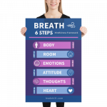 Mindfulness Poster (Large) – BREATH Framework - Leadskill